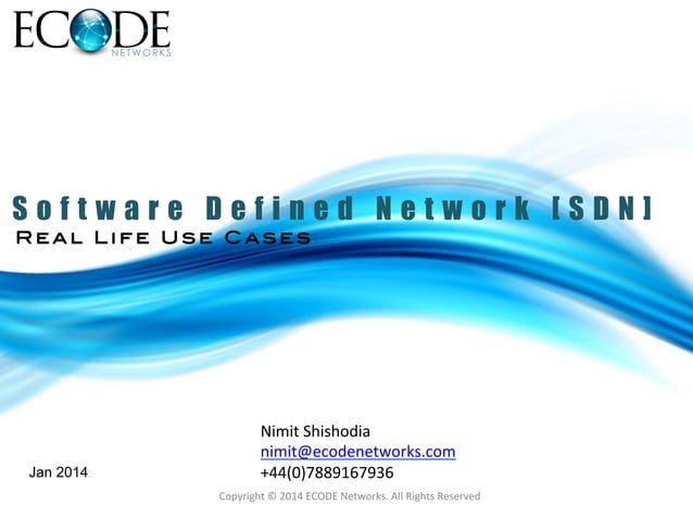 SDN use cases_2014 | PPT