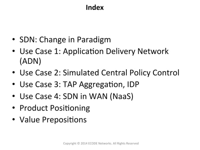 SDN use cases_2014 | PPT