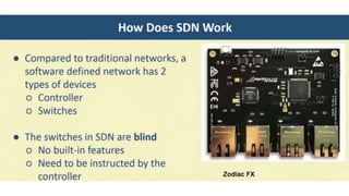 Software Defined Networking(SDN) presentation. | PPT
