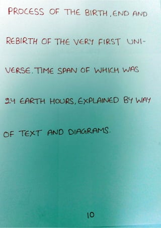 Please view the exact process of creation of our universe | PDF