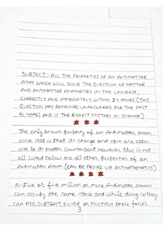 Please view the exact process of creation of our universe | PDF