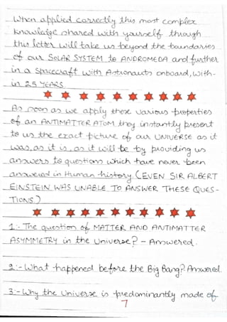 Please view the exact process of creation of our universe | PDF