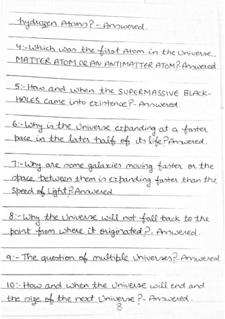 Please view the exact process of creation of our universe | PDF