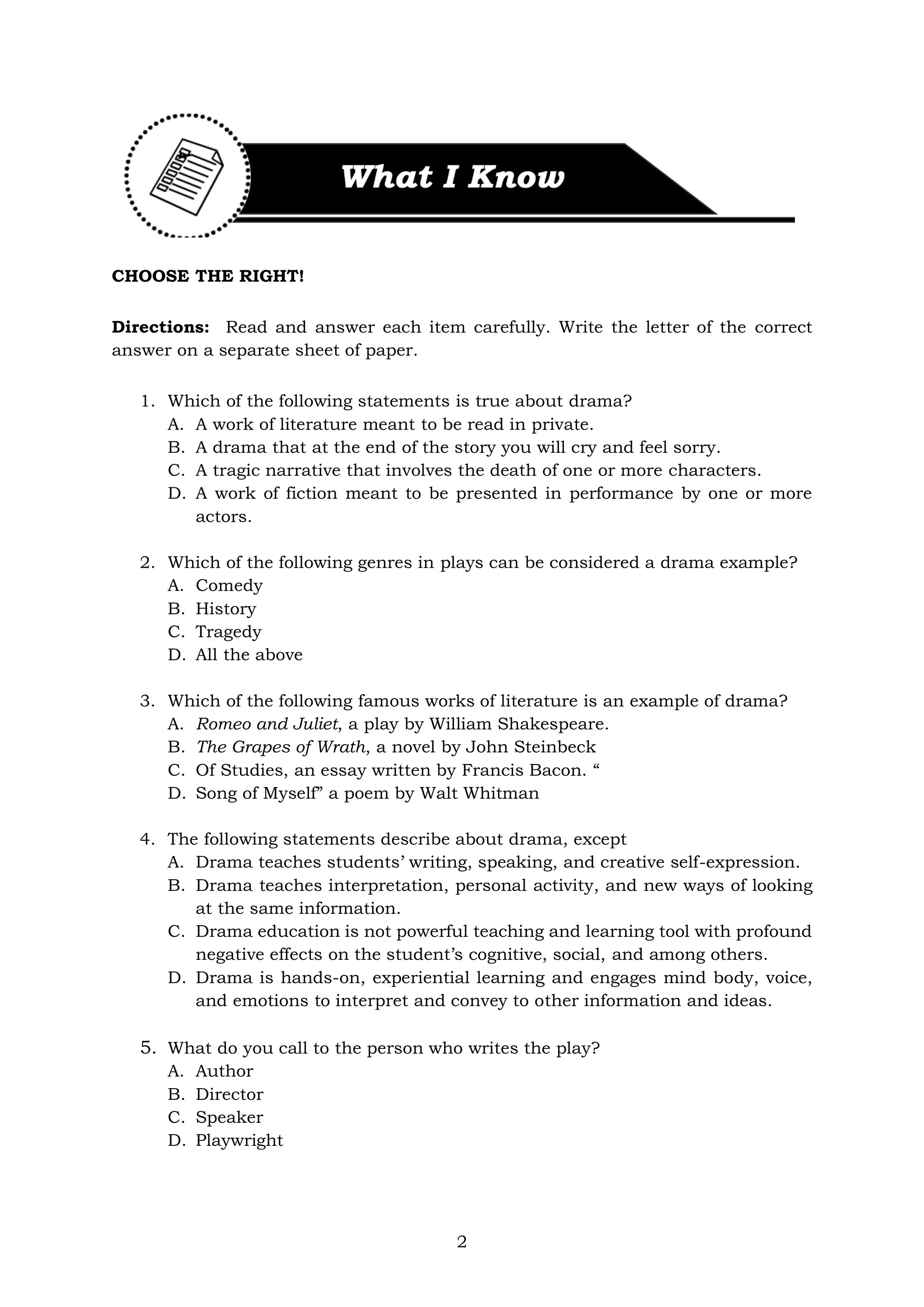 Sdo navotas creative_writing_q2_m1_elements, techniques and literary ...