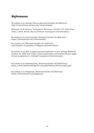 Sdo navotas creative_writing_q2_m2_intertextuality in drama.fv(22) | PDF