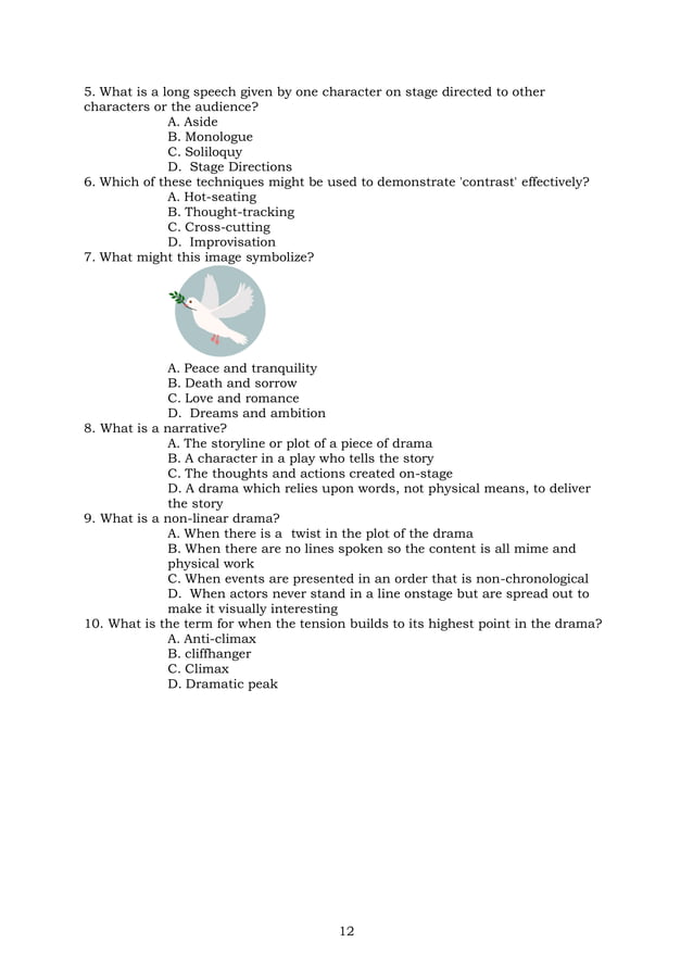 Sdo navotas creative_writing_q2_m3_elements of drama (one - act play).fv(26) | PDF | Educational ...