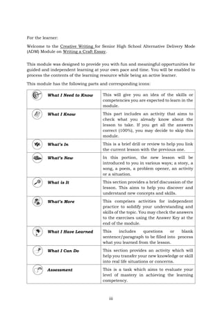 Sdo navotas creative_writing_q2_m6_writing a craft essay.fv(22) | PDF