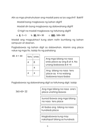 GRADE 2 IKALAWANG MARKAHAN MOULE 2 MATHEMATICS 2 | PDF