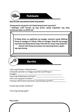 QUARTER 2 MODYUL 4 MATHEMATICS GRADE TWO | PDF