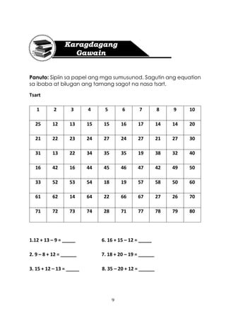 QUARTER 2 MODYUL 4 MATHEMATICS GRADE TWO | PDF