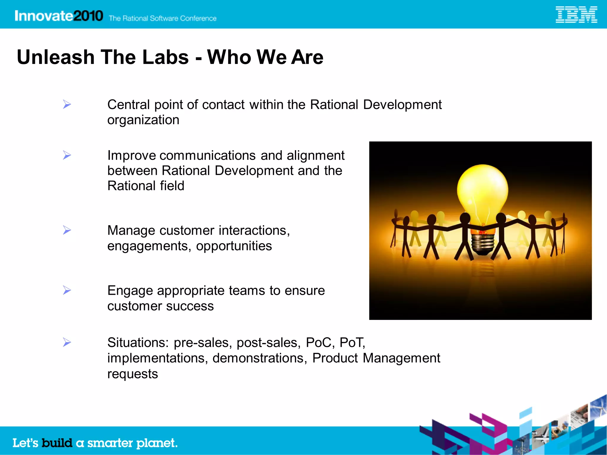 Best Practices and Lessons Learned on Our IBM Rational Insight ...