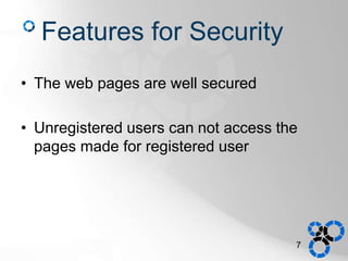An Online Car Parking System (Features & Diagrams Only) | PPTX