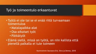 Hyvinvointivaltio ja uudet yhteiskunnalliset haasteet | PPT