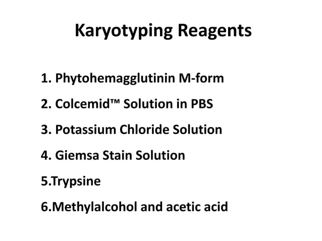 Karyotype and FISH | PPTX