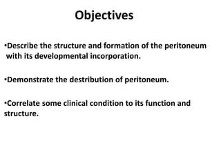 The Peritoneum | PPTX