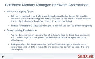 Towards Software Defined Persistent Memory | PDF | Operating Systems | Computer Software and ...