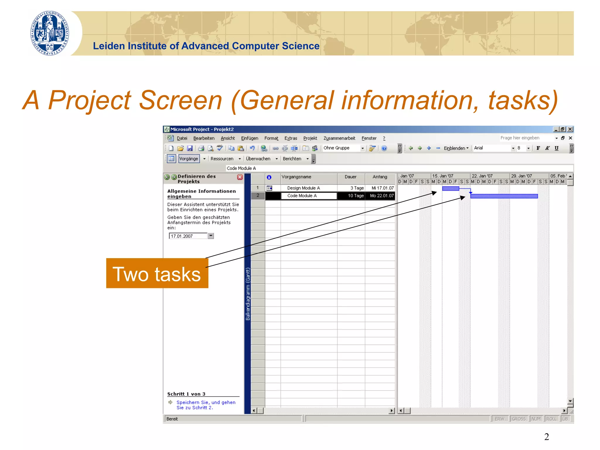 SDPM - Lecture 4a - MS Project – High Level Introduction | PDF