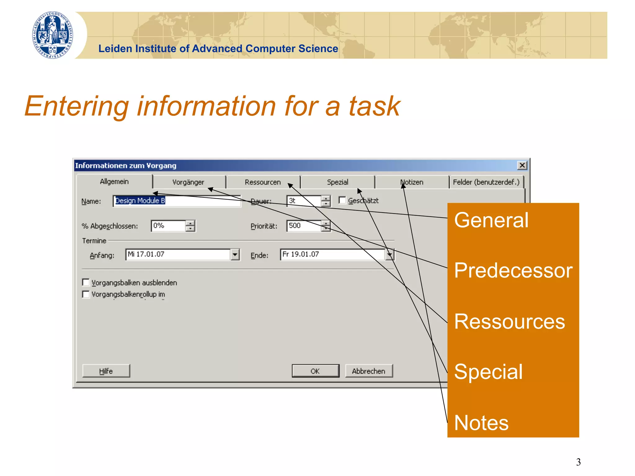 SDPM - Lecture 4a - MS Project – High Level Introduction | PDF