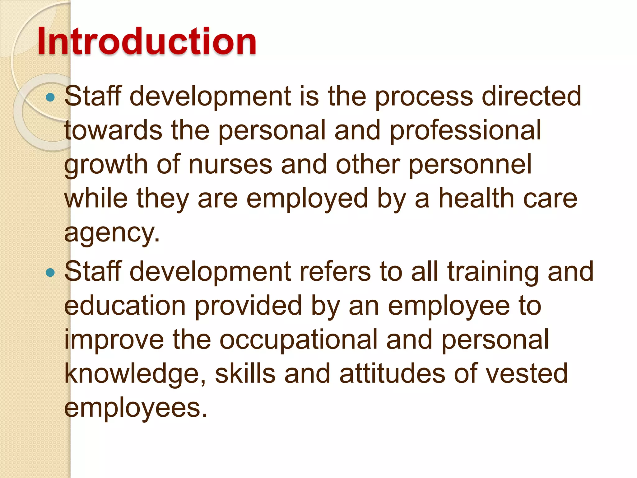 STAFF DEVELOPMENTAL PROGRAM. | PPTX