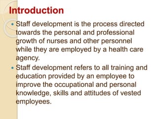 STAFF DEVELOPMENTAL PROGRAM. | PPTX