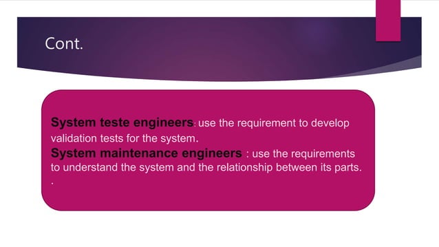 software requirement specification | PPTX