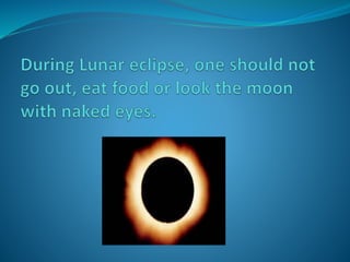 Science behind traditional beliefs | PPT