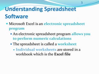 Computer skills excel2010 | PPT