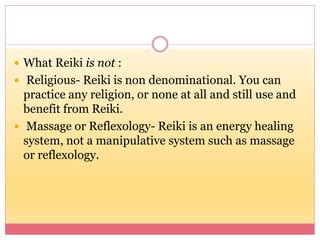 reiki, alexander technique | PPTX