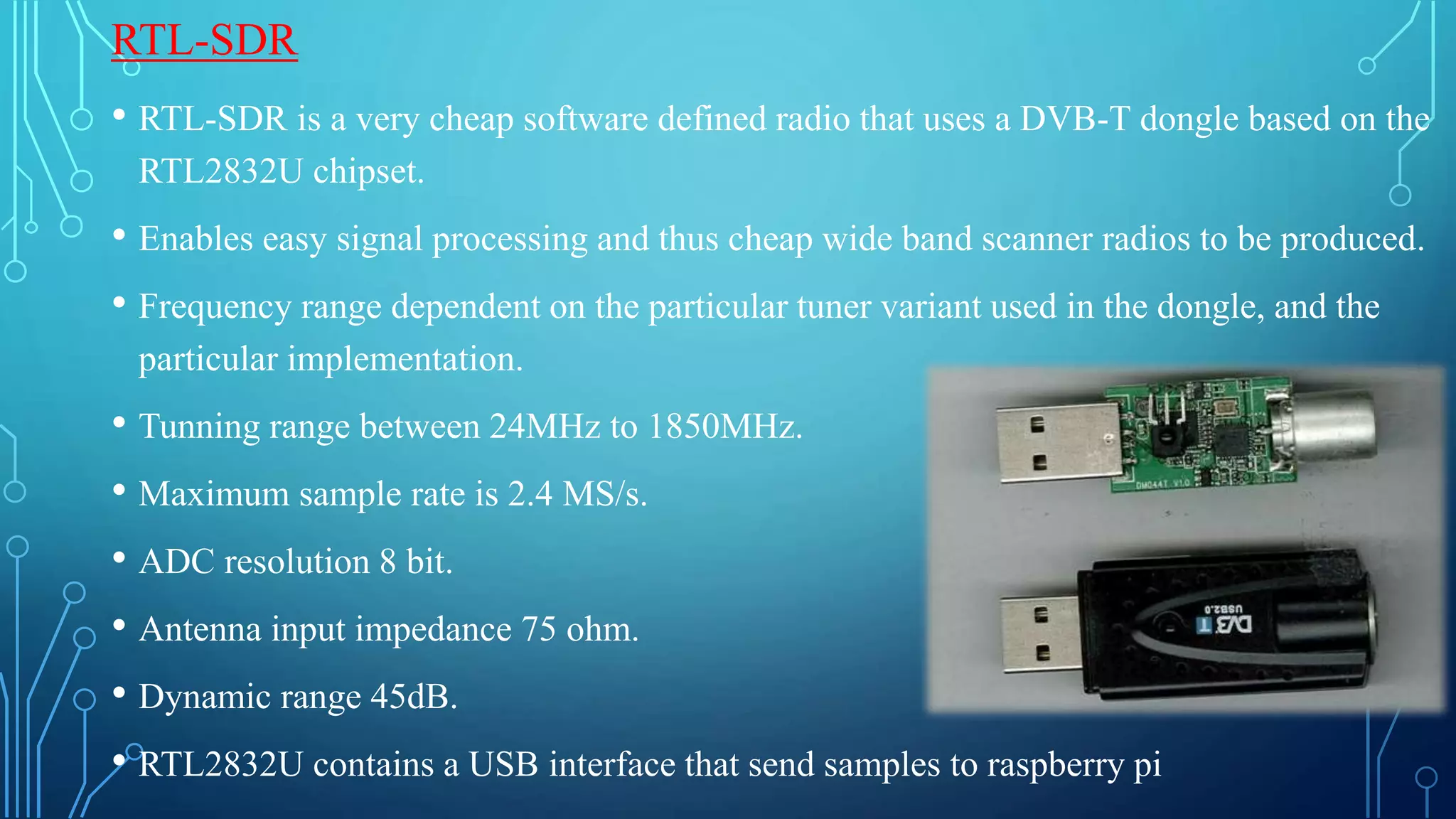 POWER EFFICIENT SOFTWARE DEFINED RADIO FOR DISASTER AFFECTED REGIONS USING RASPBERRY PI | PPTX