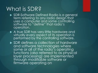 Sdr | PPTX