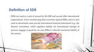 Special Drawing Rights | PPT
