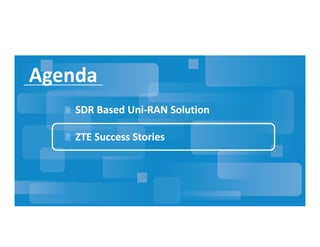 Sdr based uni ran solution | PDF