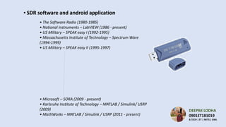 Software Defined Radio (SDR) By Deepak Lodha | PPTX