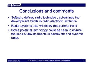 SDR for radar 090623 | PPT