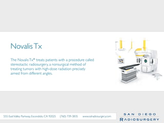 Patient Guide to Novalis Tx® Treatment | PDF