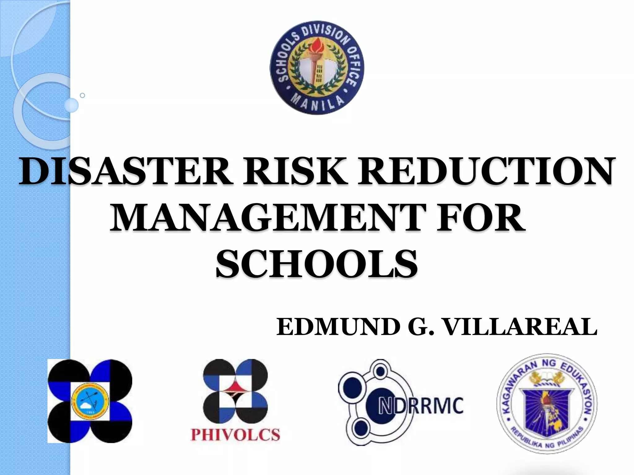 SDRRM for teachers 1 by EDMUND G. VILLAREAL | PPTX