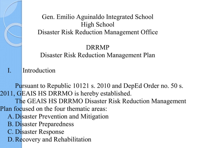 SDRRM for Teachers 2 | PPTX