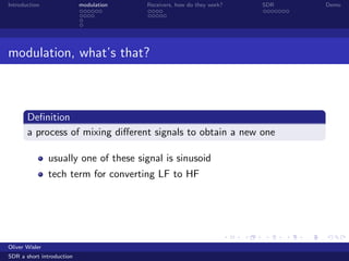 Drahtlose Kommunikation und SDR | PPT
