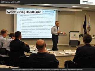 SDR Training with HackRF - Tonex Training | PPTX