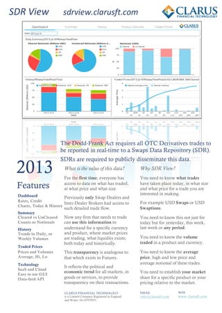 SDR View Fact Sheet | PDF