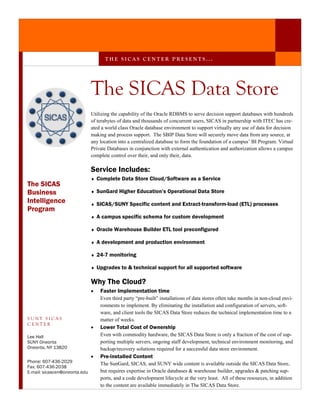 The SICAS Data Store | PDF