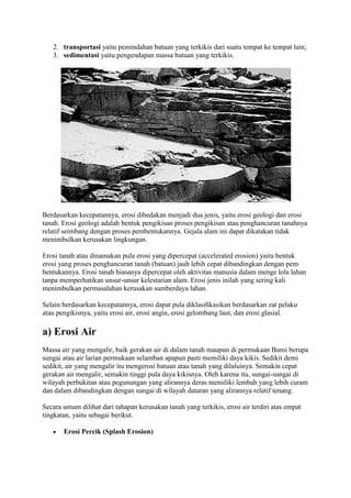 Teori perkembangan Bumi & Susunan Bumi | PDF