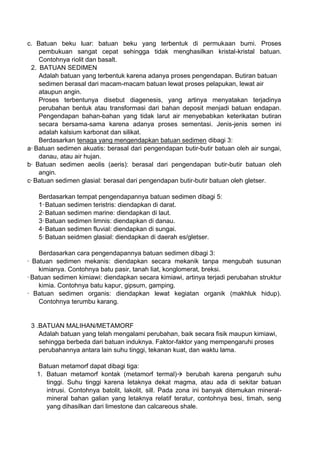 Teori perkembangan Bumi & Susunan Bumi | PDF