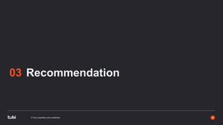 Machine Learning At Tubi | PPT