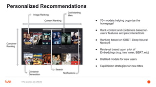 Machine Learning At Tubi | PPT