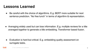 Machine Learning At Tubi | PPT