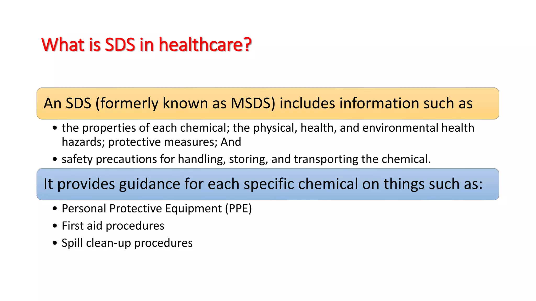 Safety Data Sheet ( SDS ) | PPTX