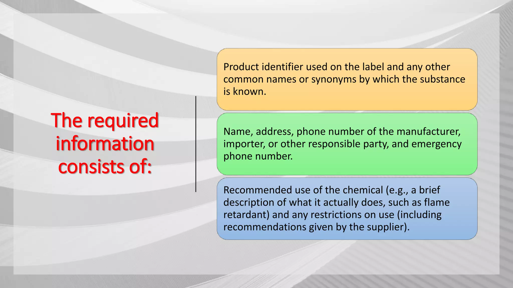 Safety Data Sheet ( SDS ) | PPTX