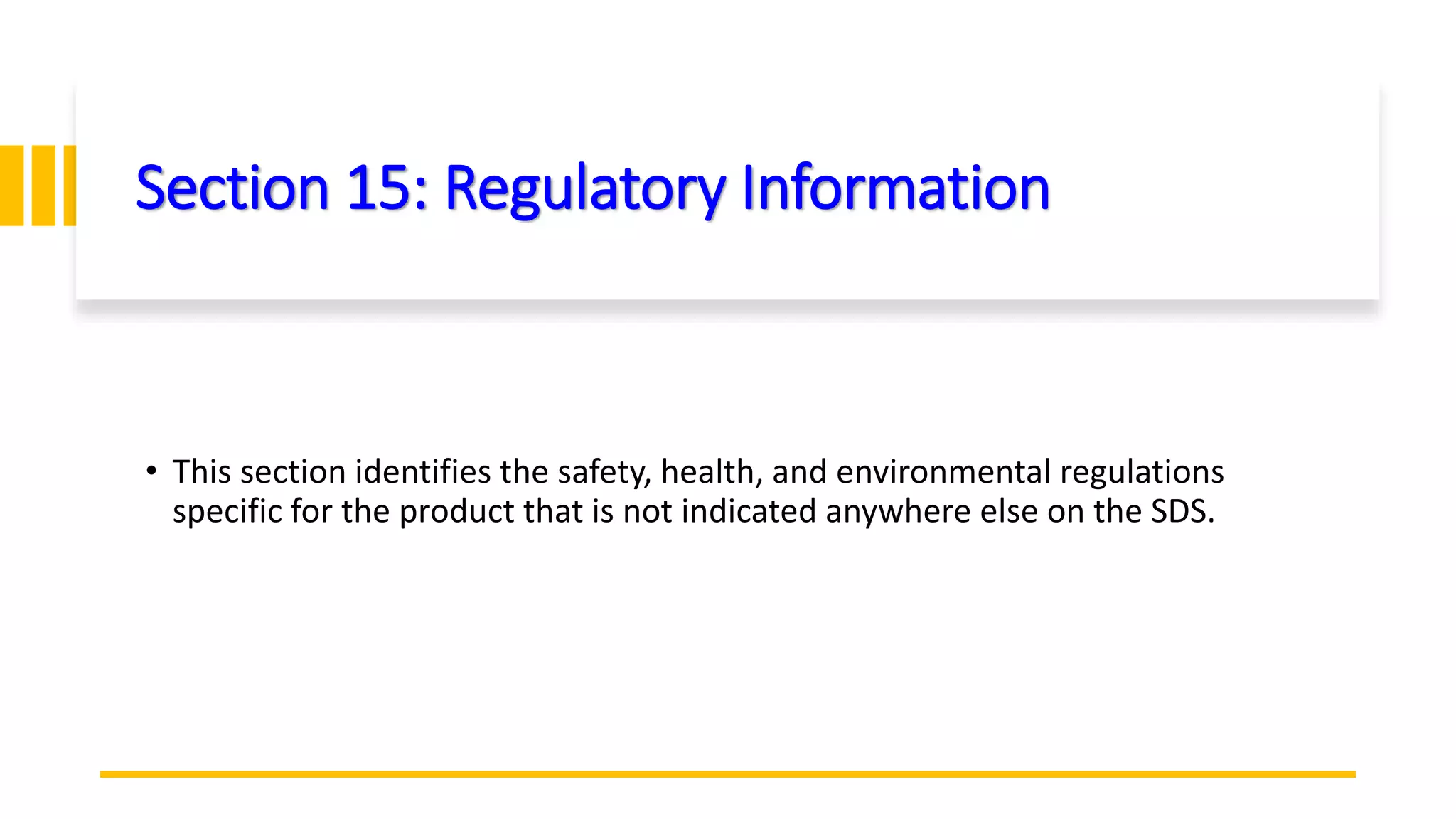 Safety Data Sheet ( SDS ) | PPTX