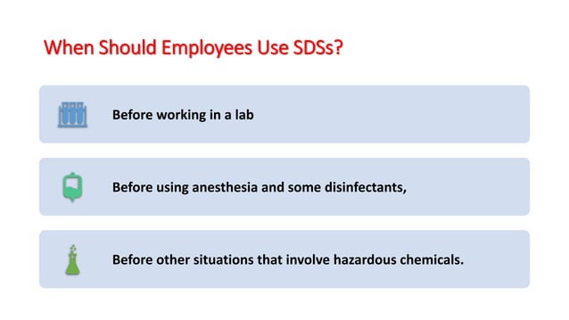 Safety Data Sheet ( SDS ) | PPTX | First Aid | Injuries